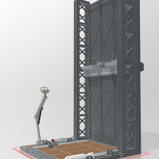 🤖 -MHB02F- Mecha Hangar Bay Base and Wall 02 Fixture 3D print Files ...