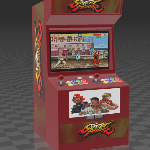 STL file Arcade Machine 🕹️ (3MF)・Design to download and 3D print・Cults