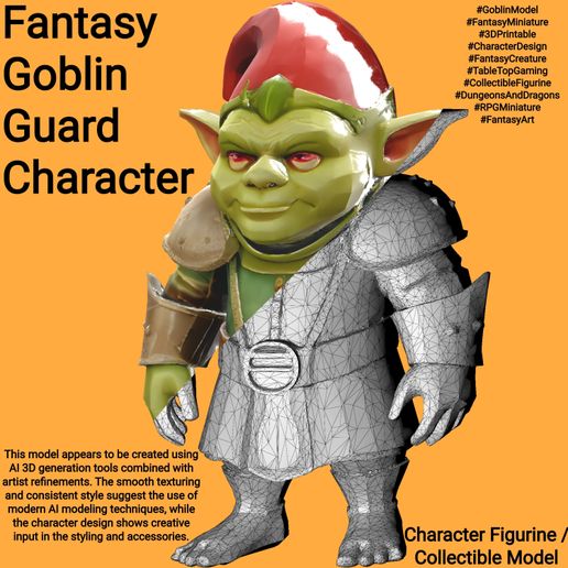 Free 3D file Fantasy Goblin Guard Character 👺 ・3D printing model to ...