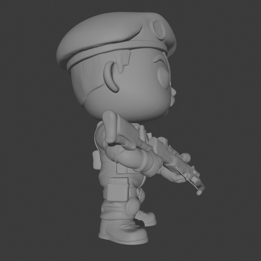 🌈 Capitao Rainbow Six - Funko Pop・ STL File for 3D printing・Cults