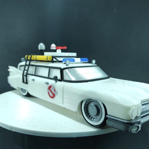 3D file Ghostbusters Ecto 1 🚗 ・Design to download and 3D print・Cults