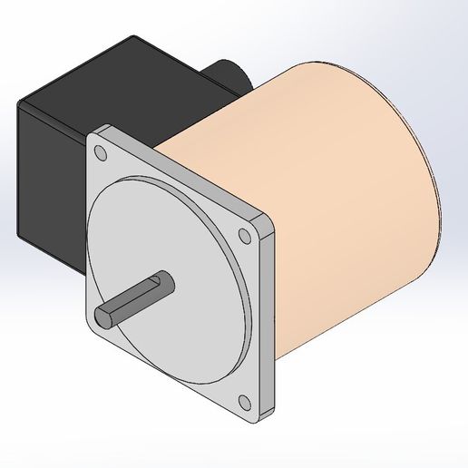💭 AC INDUCTION MOTOR 25WATT・ STEP File for 3D printing・Cults