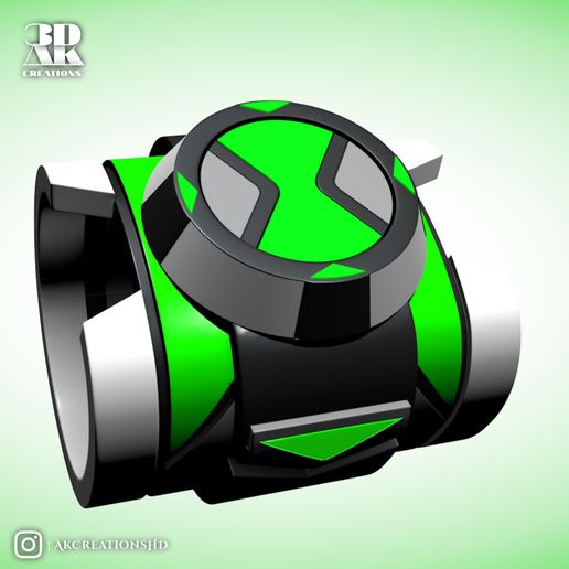 🧸 Omnitrix - Ben 10 Reboot (Season 4) Print Model・ 3D File for 3D printing・Cults