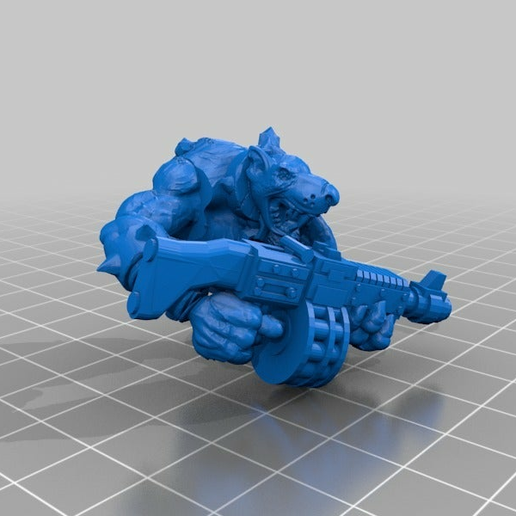 🐀 40k skaven rat ogres・Free STL File for ・Cults