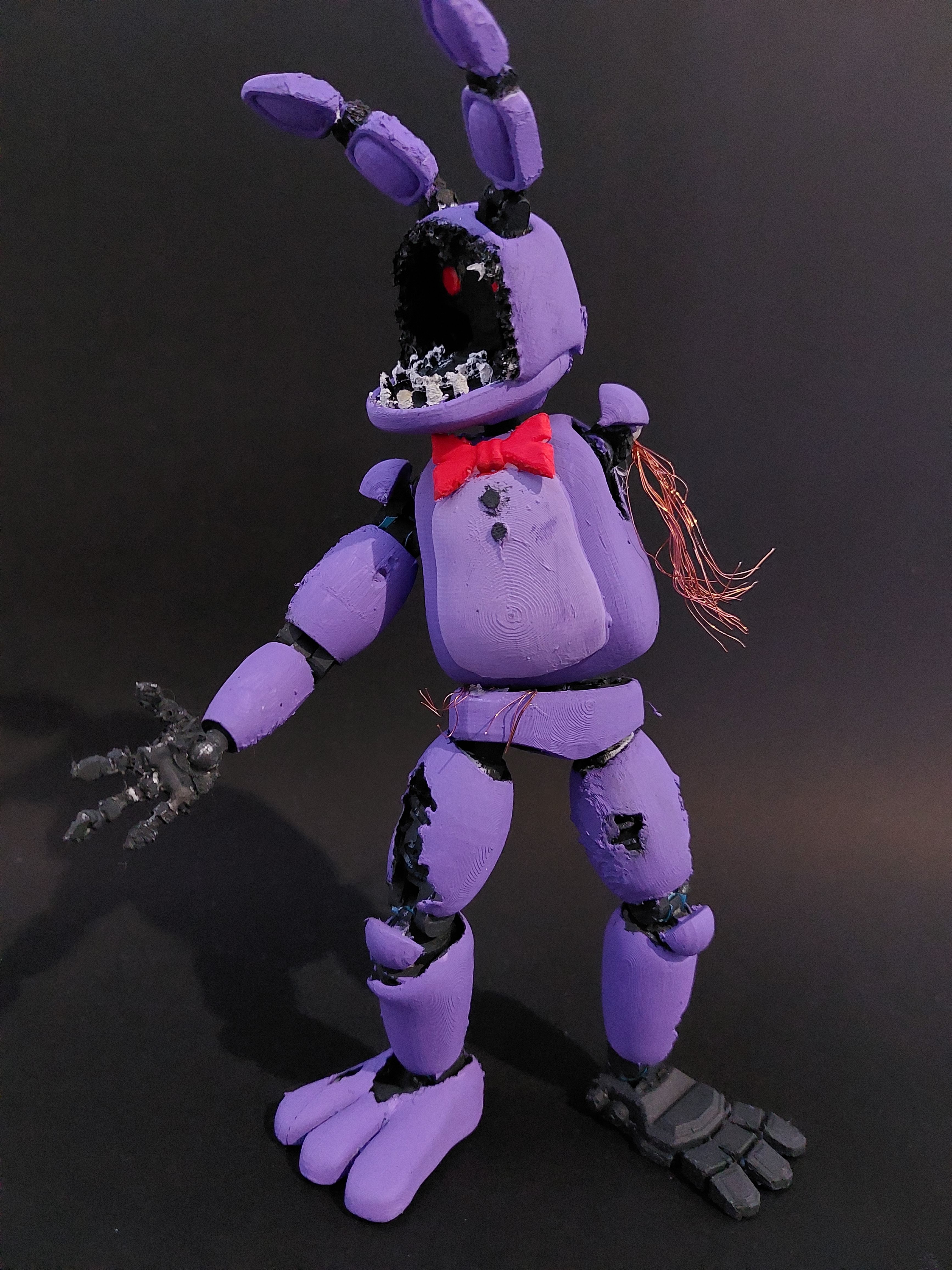 3D printable withered bonnie Action figure・Cults