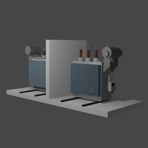 🎲 HO scale Industrial transformer 1:87, 1:72, 1:76, 1:64,・Free STL File ...