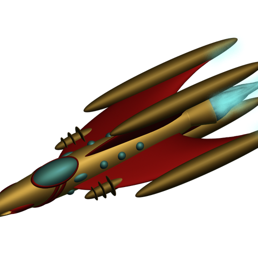 🚀 Imperial ZOM Class 3 Destroyer Rocketship・Free STL File for 3D ...