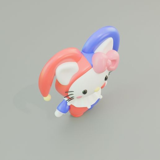 👋 FLATBACK HELLO KITTY・ STL File for 3D printing・Cults