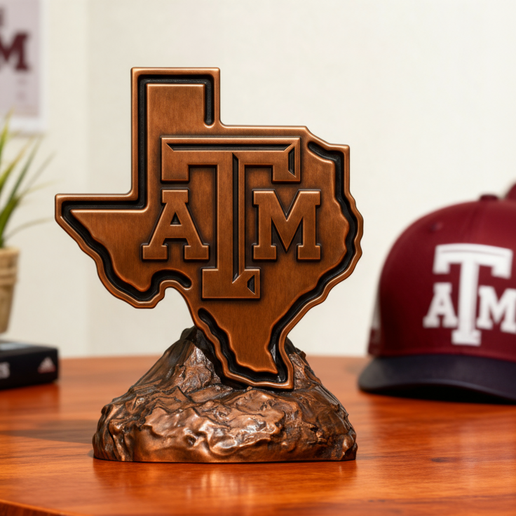 🇺🇸 Texas A&M Aggies Logo - NCAA - USA・ STL File for 3D printing・Cults