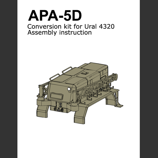 STL file APA-5D conversion 🚚 ・3D print design to download・Cults