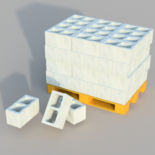 single stack of bricks