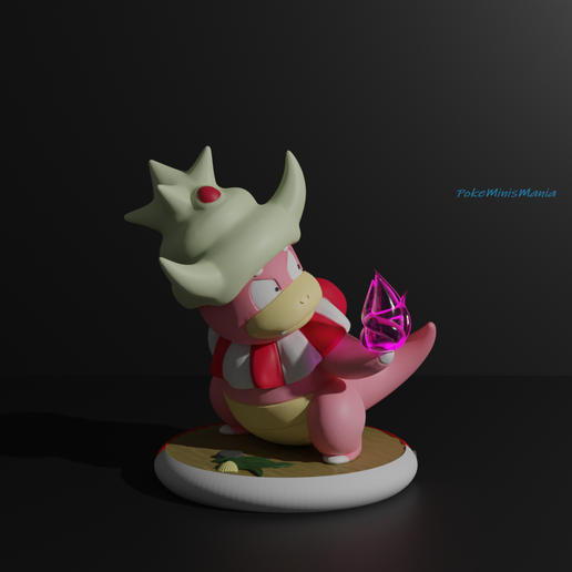 🐉 Slowking pokemon 3D print model・ STL File for ・Cults