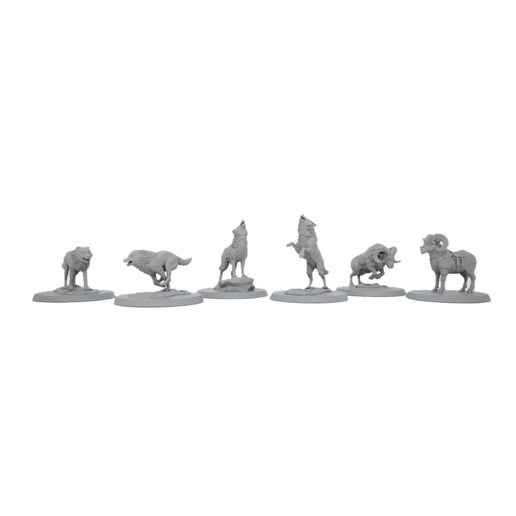 🐺 Beasts & Mounts – Wolf Pack & War Rams (28/32mm Creatures Pack for ...