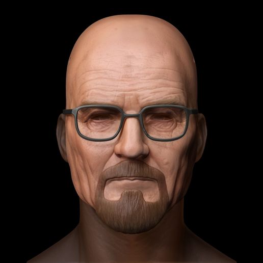 Breaking Bad Walter Mask Walter White Breaking Bad Watercolor Portrait