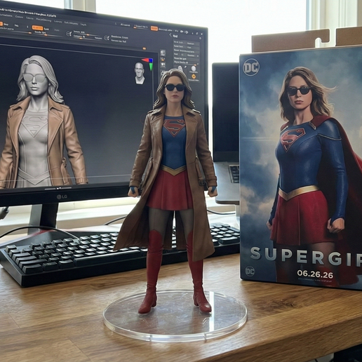 Krypton's New Hope! 🦸‍♀️ DCU Woman of Steel 3D Model・ STL File for 3D ...
