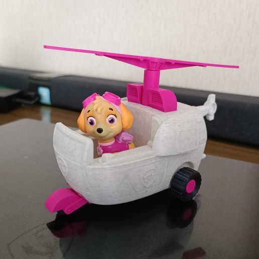 🐾 PAW PATROL - SKYE CAR / HELICOPTER・ STL File for ・Cults
