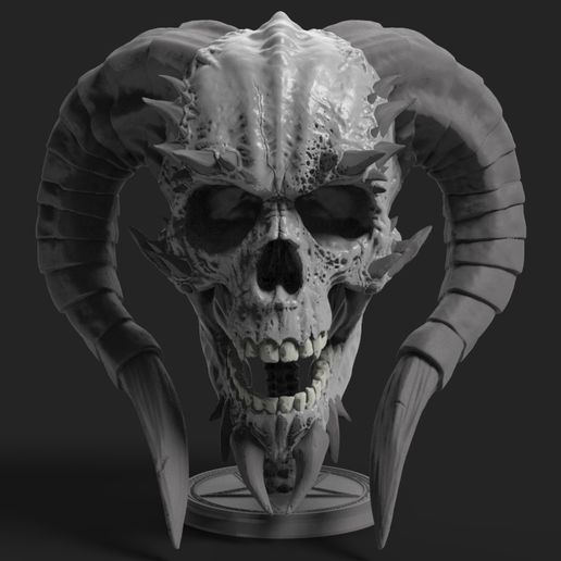 satanic skull