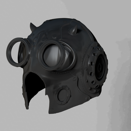 🪖 Nameless Ghoul Impera Mask・ STL File for 3D printing・Cults