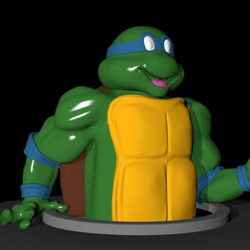 🥷 Ninja Turtle・ STL File for 3D printing・Cults