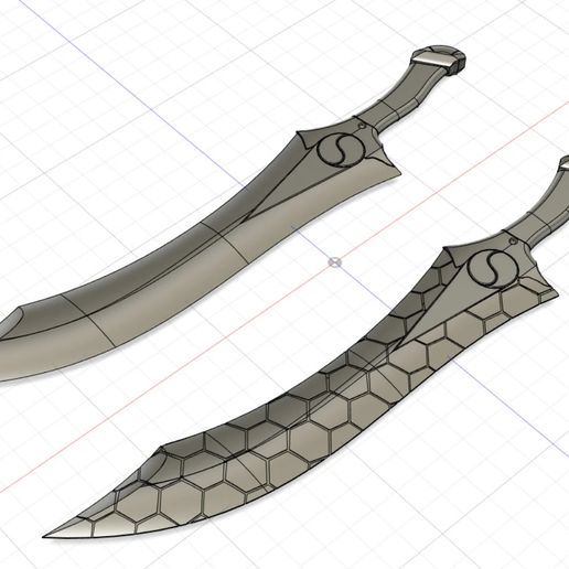 ⚔️ Fate archers swords・ 3D File for 3D printing・Cults