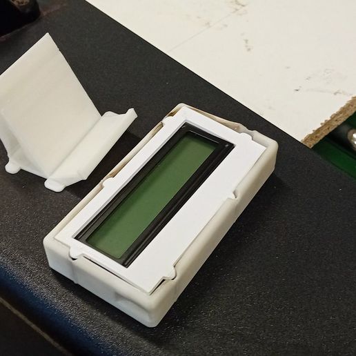 STL file box for Arduino LCD display + LCD display holder 📦 (OBJ and ...