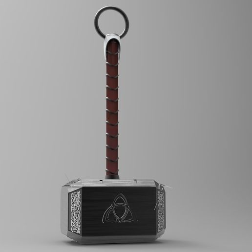 🗝️ Mjolnir・ STL File for ・Cults