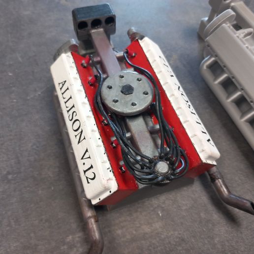 🛥️ V12 engine rc racing boat・ STL File for 3D printing・Cults