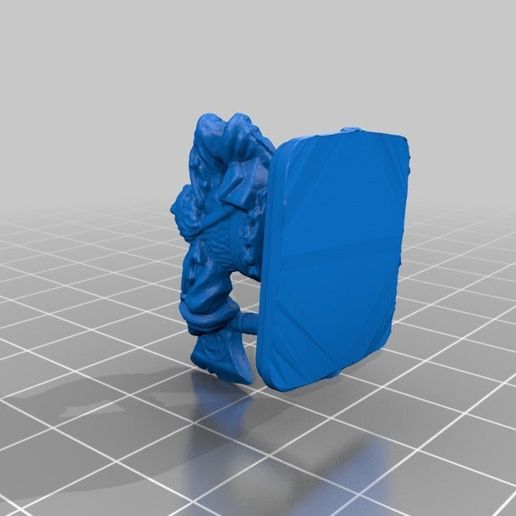 STL-Datei HeldenQuest - Zwerg kostenlos・Design zum 3D-Drucken zum herunterladen・Cults