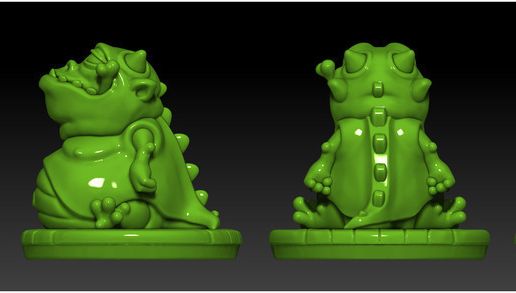 👹 Pet monster Gulpy・Free 3D File for ・Cults