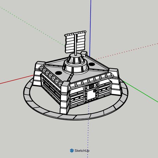 🎲 Objective Marker Listening Post・ STL File for 3D printing・Cults