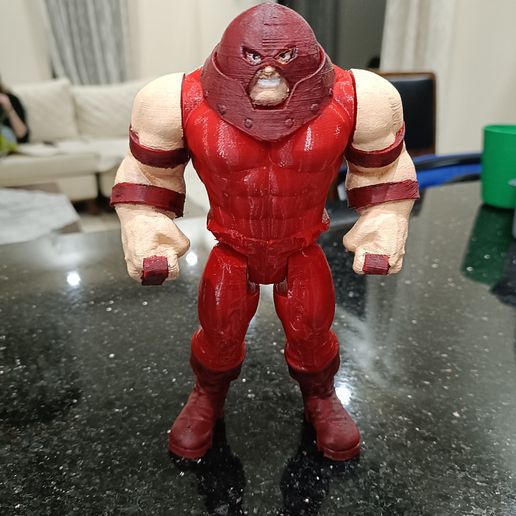 🦸 Juggernaut Articulated Action Figure・ STL File for 3D printing・Cults