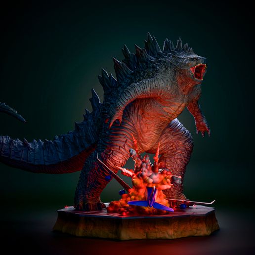 👹 Godzilla 2014・ 3D File for 3D printing・Cults
