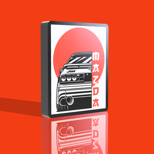3MF file RX7 MK2 Lightbox 🚗 ・3D printing template to download・Cults