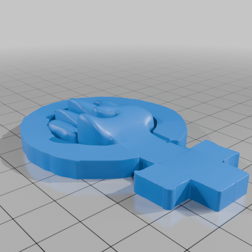 🤜 feminist animalist fist・Free 3D File for ・Cults
