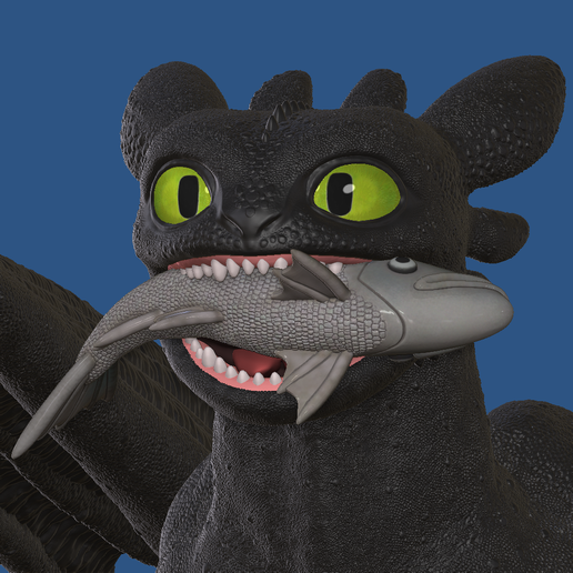 toothless creature