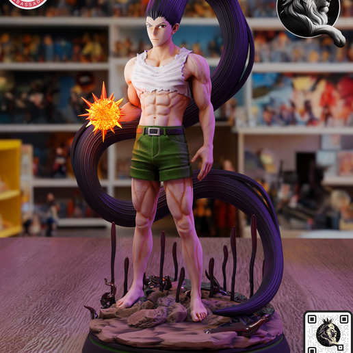 3D file Adult Gon - Hunter X Hunter 🏹 ・3D printer model to download・Cults