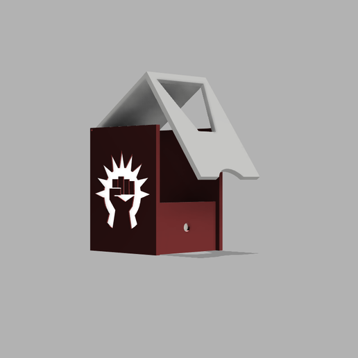 📦 Hinged Commander Deck Box - Boros Legion Emblem・ STL File for 3D ...