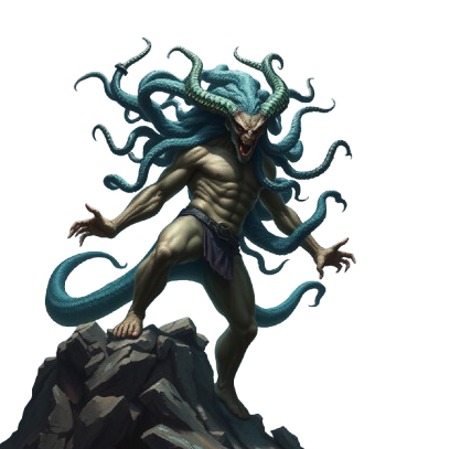 👨 Medusa Man・ STL File for 3D printing・Cults