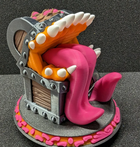 Free STL file monster mimic miniature D&D , coffre mimic 👹 (3MF)・3D ...