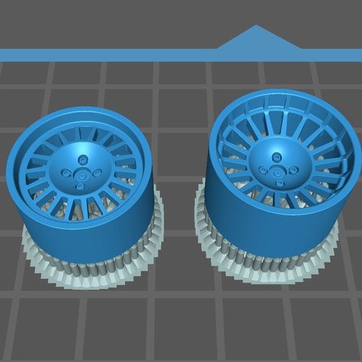 STL file 1/24 Renault Maxi Turbo asphalt tires 🚗 ・Model to download and ...