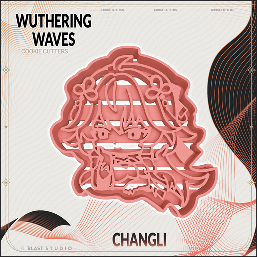 STL file Wuthering Waves Changli Cookie Cutter 🌊 ・3D printable model to ...
