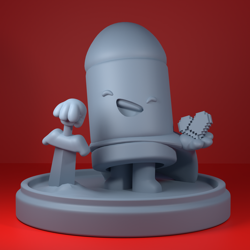 🎮 Bullet Kin - Enter The Gungeon Figure・ STL File for 3D printing・Cults