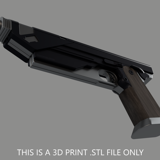 🔫 Mandalorian Westar 35 Blaster Pistol - 3D Print .STL File・ 3D File ...