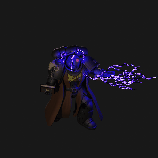 3D file Lightning strike librarian 🌩️ ・3D print design to download・Cults
