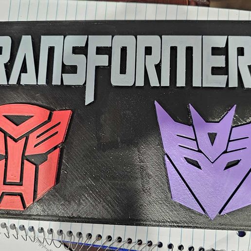 🤖 Autobots Logo・3D Print with the Creality Cr-10s Pro V2 3D printer・Cults