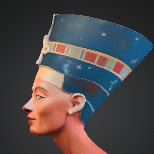 👤 Nefertiti Bust – Ultra Detailed 3D Printable Model | Museum-Grade ...