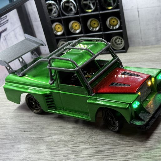 🚁 1/24 Scale RC DRIFT Land Rover Series IIA / Defender・ STL File for 3D ...