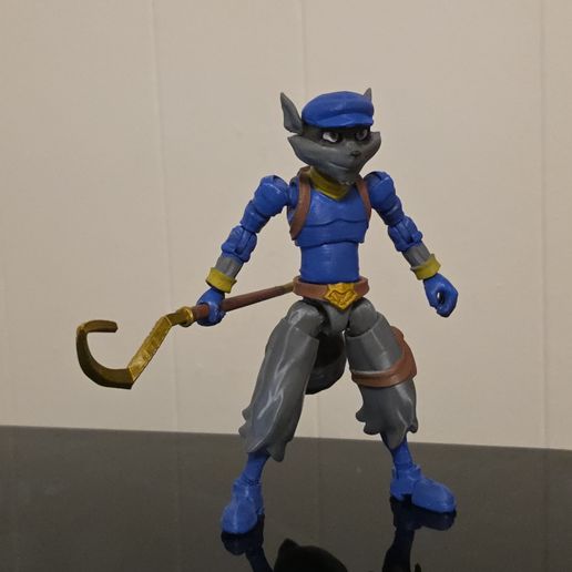 🎨 Sly Cooper Action Figure・Free STL File for 3D printing・Cults