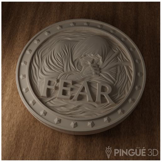 🤞 Daggerheart 3D Tokens bas relief - FEAR and HOPE・ STL File for 3D ...