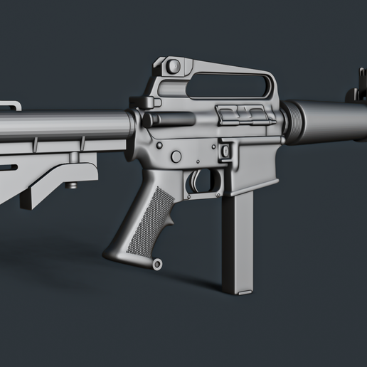 🔫 Colt 633 RoZ・ STL File for 3D printing and CNC machining - Laser ...